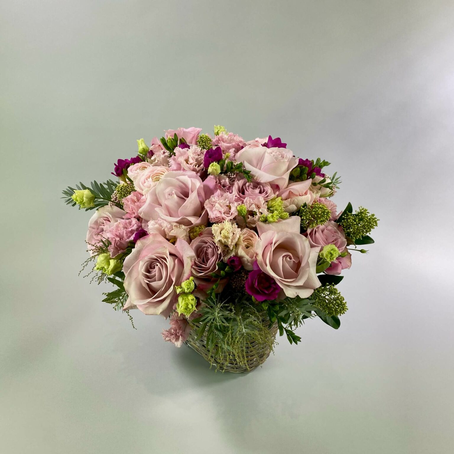 Coquette Bouquet de Fleurs en corbeille - Maison Baptiste Pitou