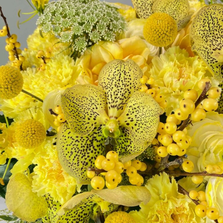 Eblouissante Bouquet de Fleurs et son Vase - Maison Baptiste Pitou