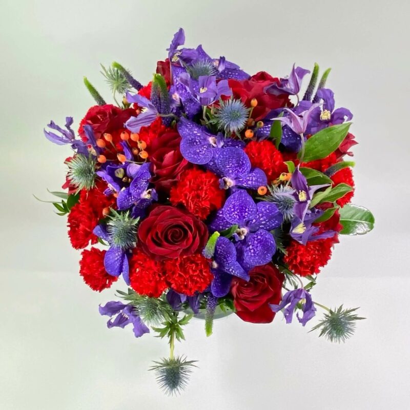 Indépendante Bouquet de Fleurs et son Vase - Maison Baptiste Pitou